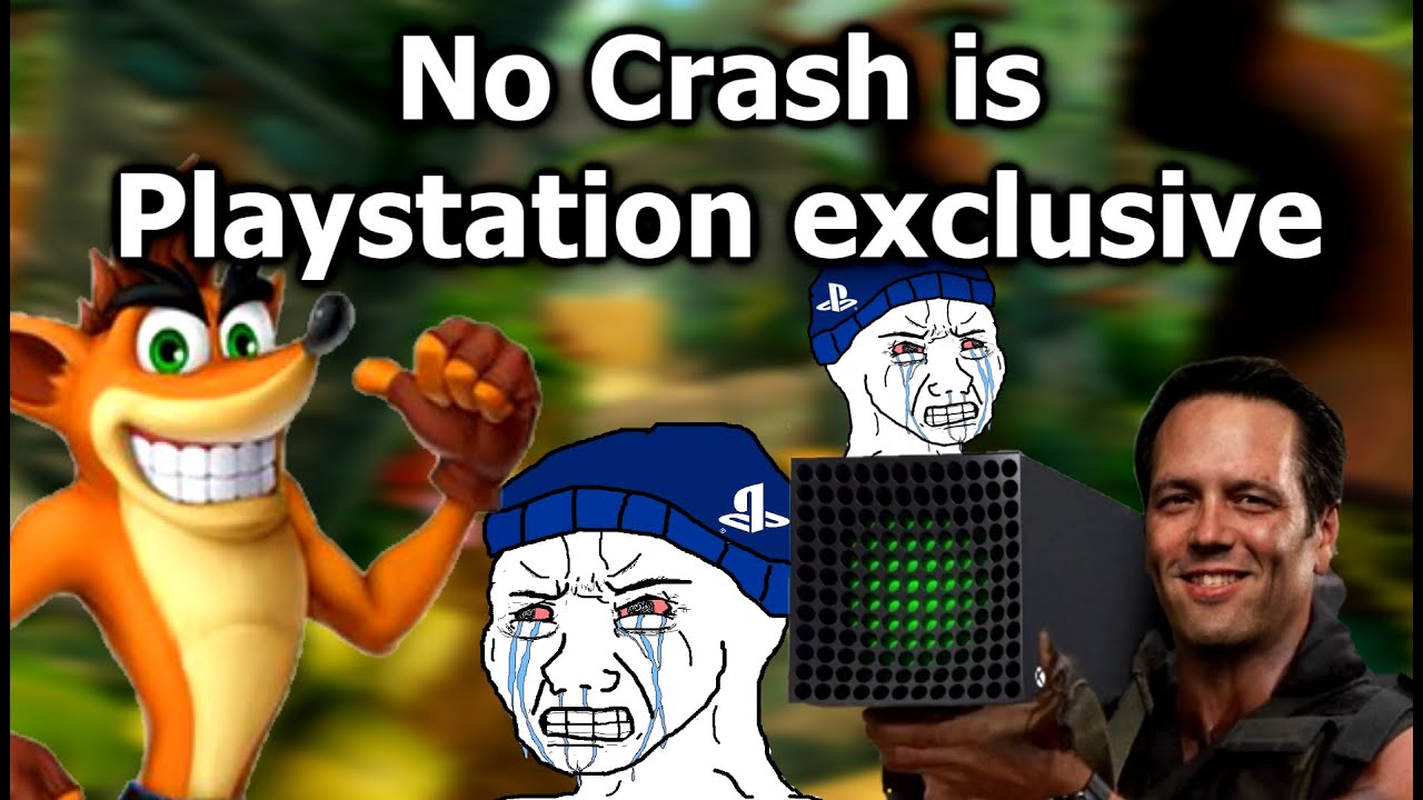 Playstation Fanboys CRYING over Crash Bandicoot being owned by Xbox ...