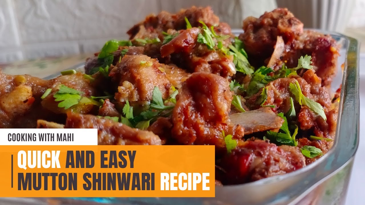 Quick Mutton Shinwari Recipe | Restaurant Style Mutton Shinwari - YouTube