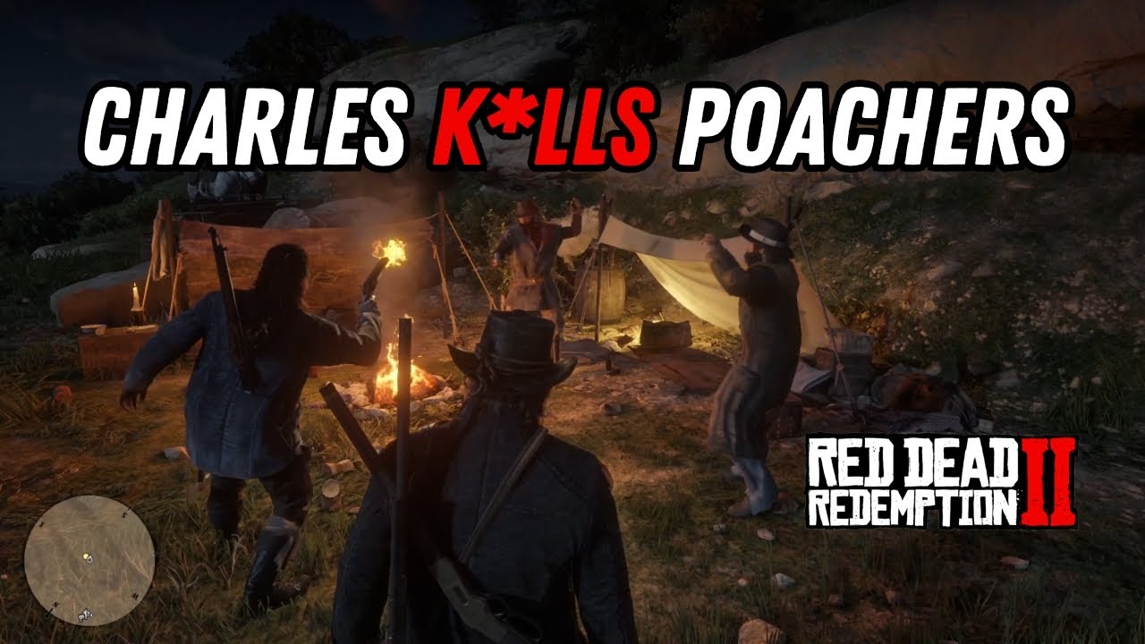 Arthur and Charles Confront Bison Poachers - RDR2 Gameplay - YouTube