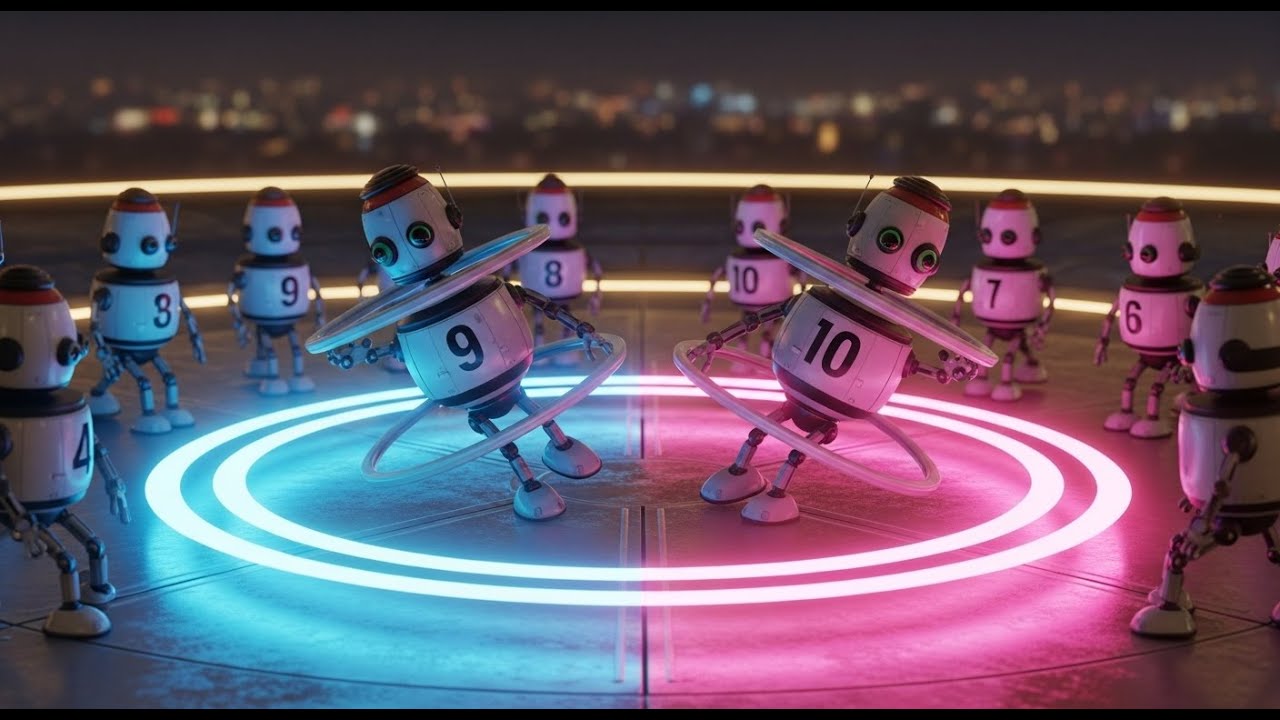 Dix Petits Robots Applaudissent à la Suite | Meilleures Rimes et ...