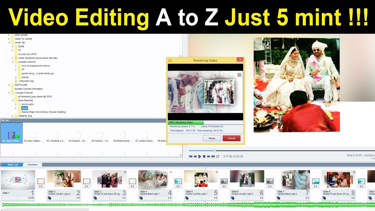 proshow gold video editing | make a slideshow - YouTube