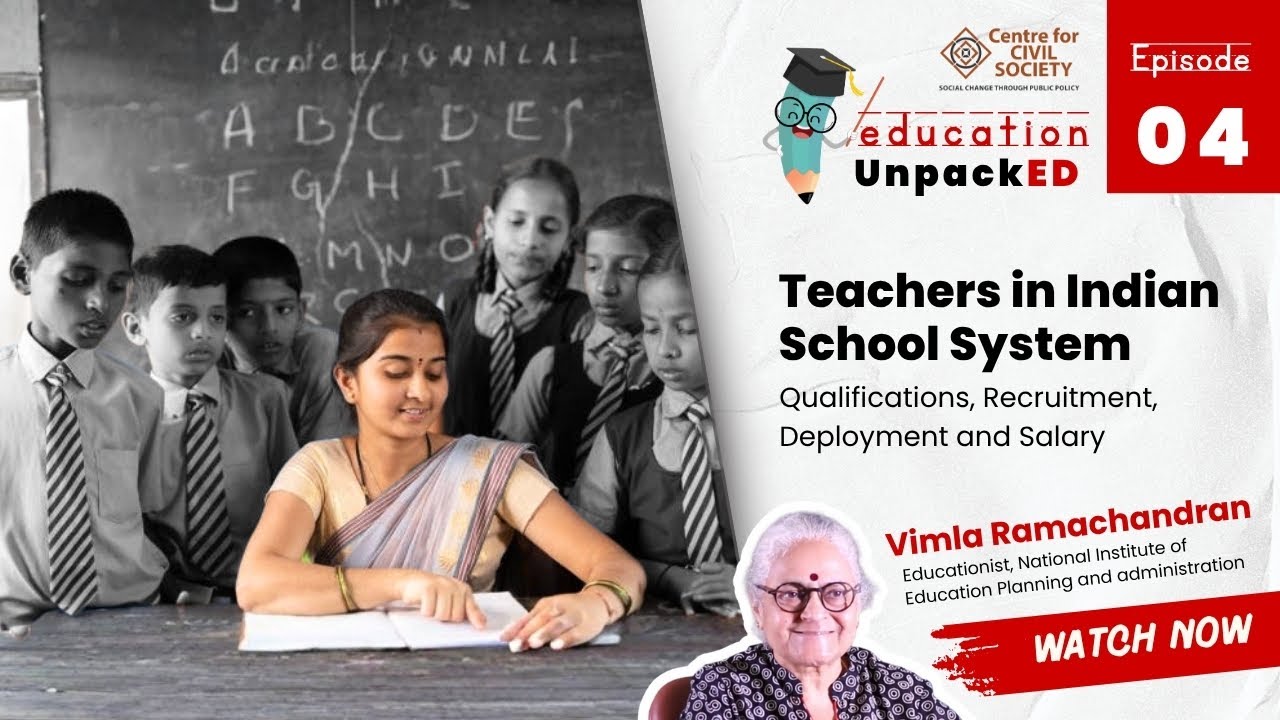 Teachers in Indian School System | Vimla Ramachandran | Education ...