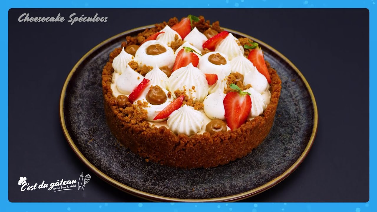 C’est du gâteau avec Ben et Adé : cheesecake spéculoos - YouTube