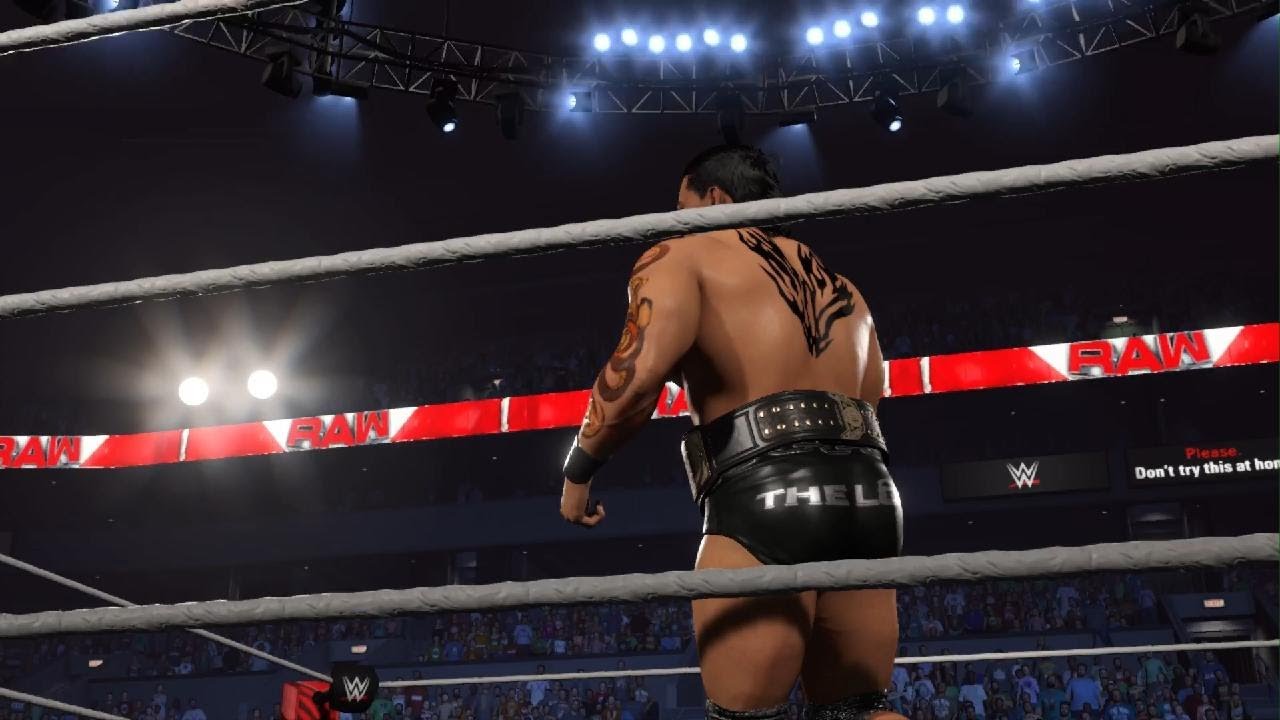 WWE the lock! gameplay 2k23 - YouTube