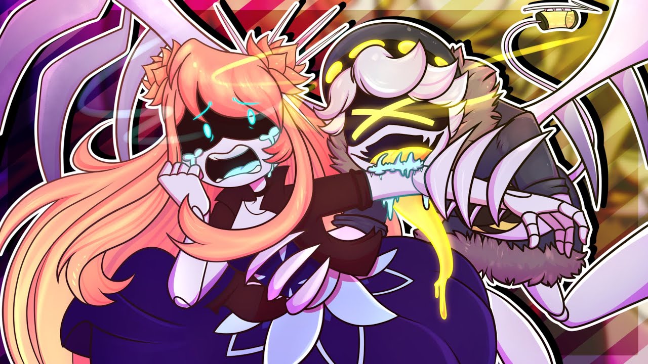 Virus N attacks Lilly and Uzi | Anarchy Au (Murder Drones Comic Dub) - YouTube