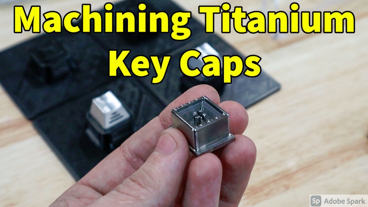 CNC Machining Titanium Key Caps - YouTube