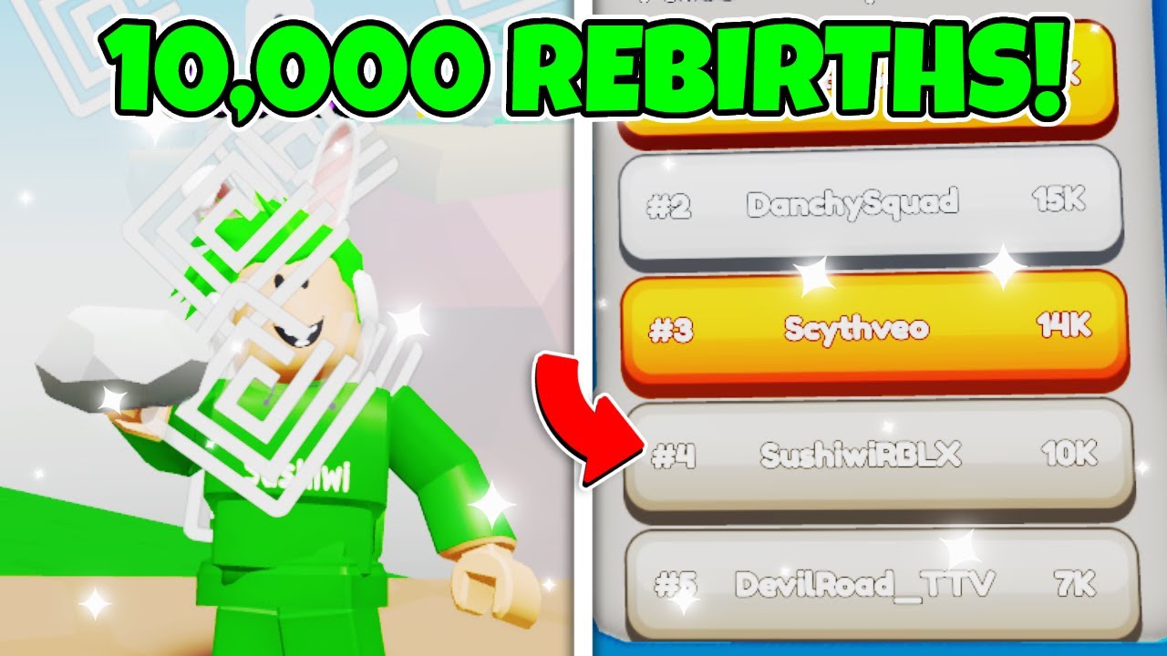 I Finally REACHED 10,000 REBIRTHS In Roblox How Far Can You Throw ...