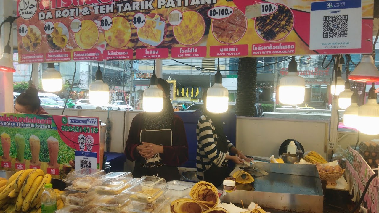 The Most Popular Thai Roti Bangkok ! Thai Street Food 2023 - YouTube