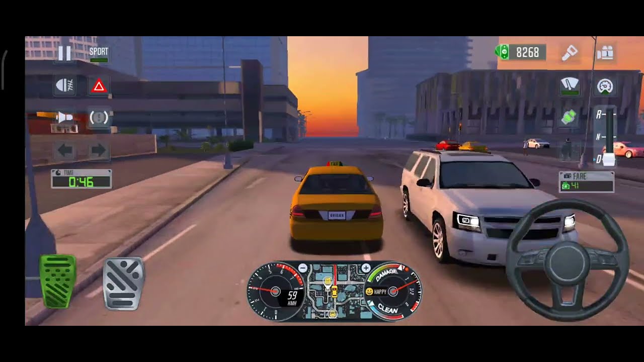 taxi car driving games || passenger dropping car driving games # ...