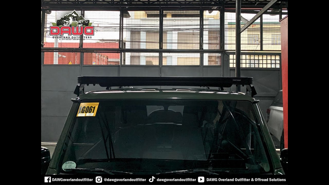 Front Runner Slimline II Roof Rack & Front Runner Ladder Jimny JB74 ...