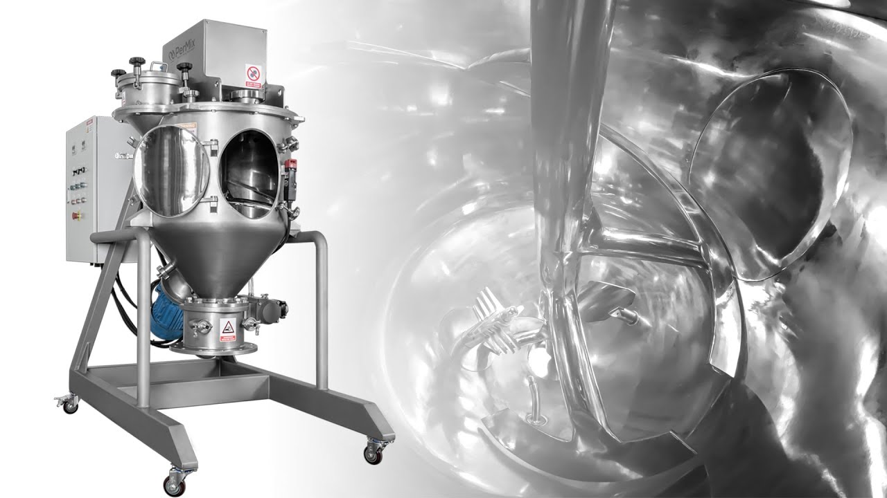 PerMix Vertical Paddle Mixer - Lab/R&D Mixers - YouTube