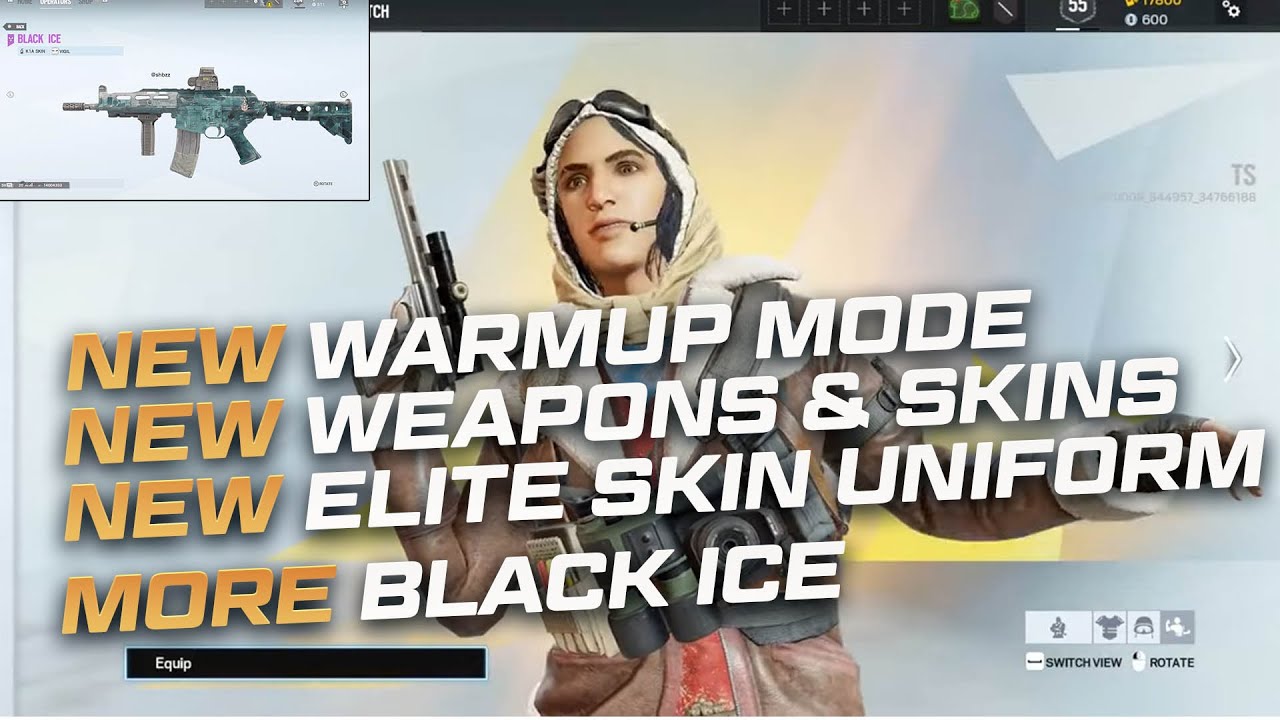 KAID ELITE SKIN + YEAR 7 LEAKS (Black Ice) - Rainbow Six Siege Gameplay ...