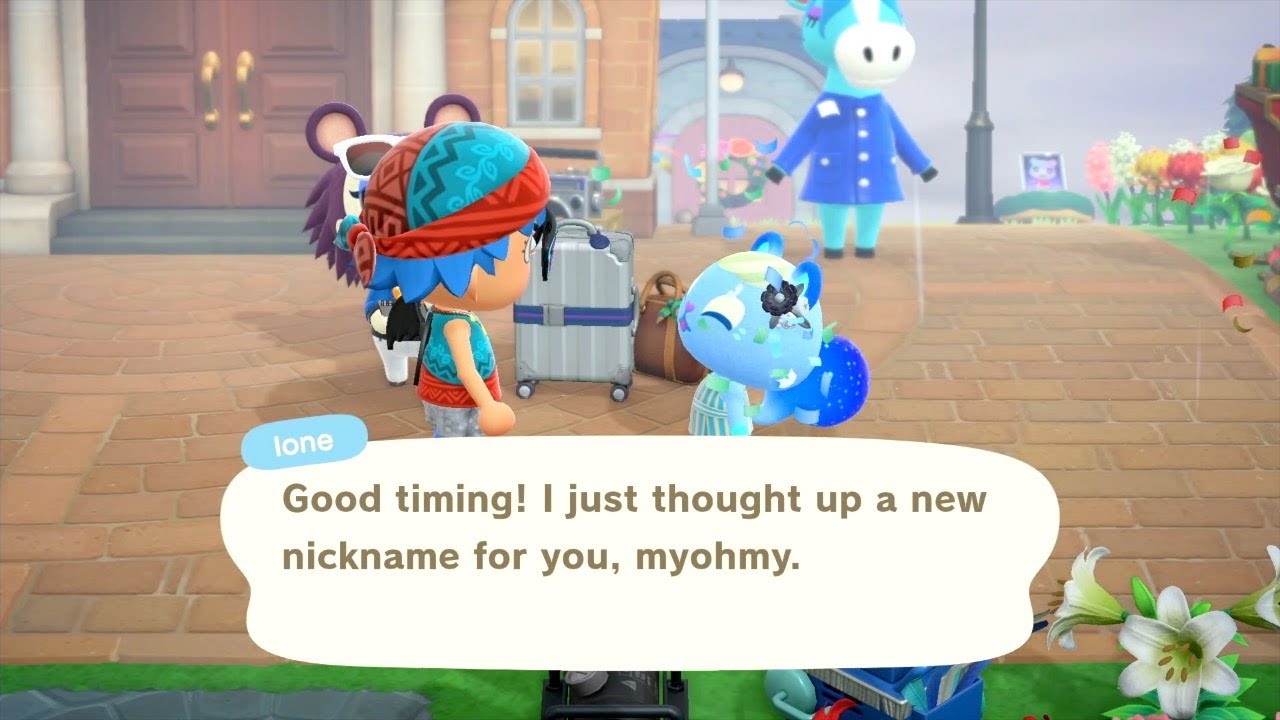 Ione Gives Me A New Nickname | Muffin — ACNH Shorts - YouTube