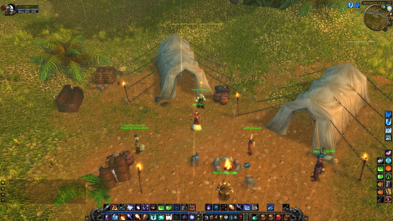 Investigate the Camp WoW Classic Quest - YouTube