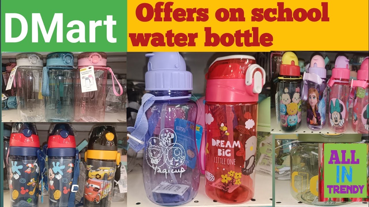 DMart offers on school water bottle | #dmart | #waterbottle | #sipper ...