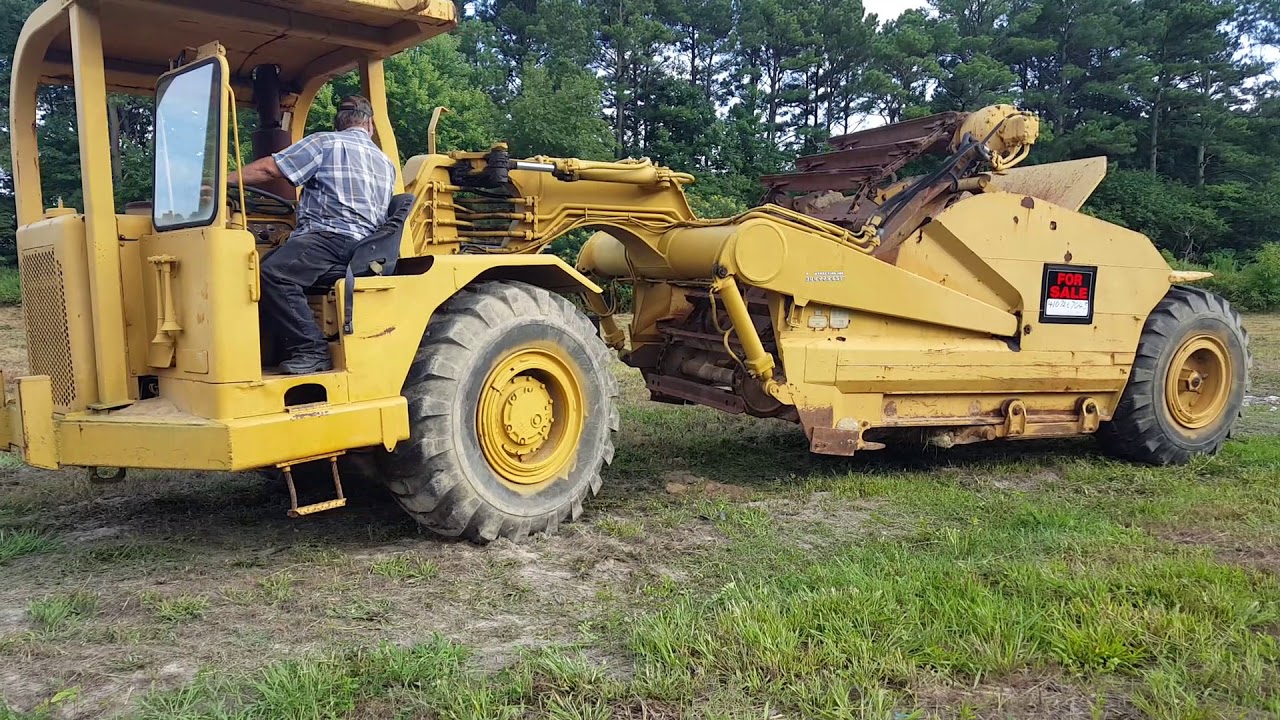 Caterpillar 613 Scraper - YouTube