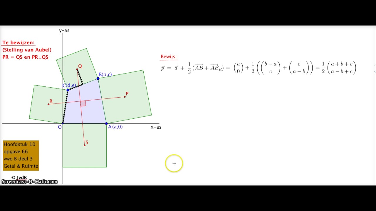Beatrix College wiskunde: Vectoren en rotaties (5, 6 vwo) - YouTube