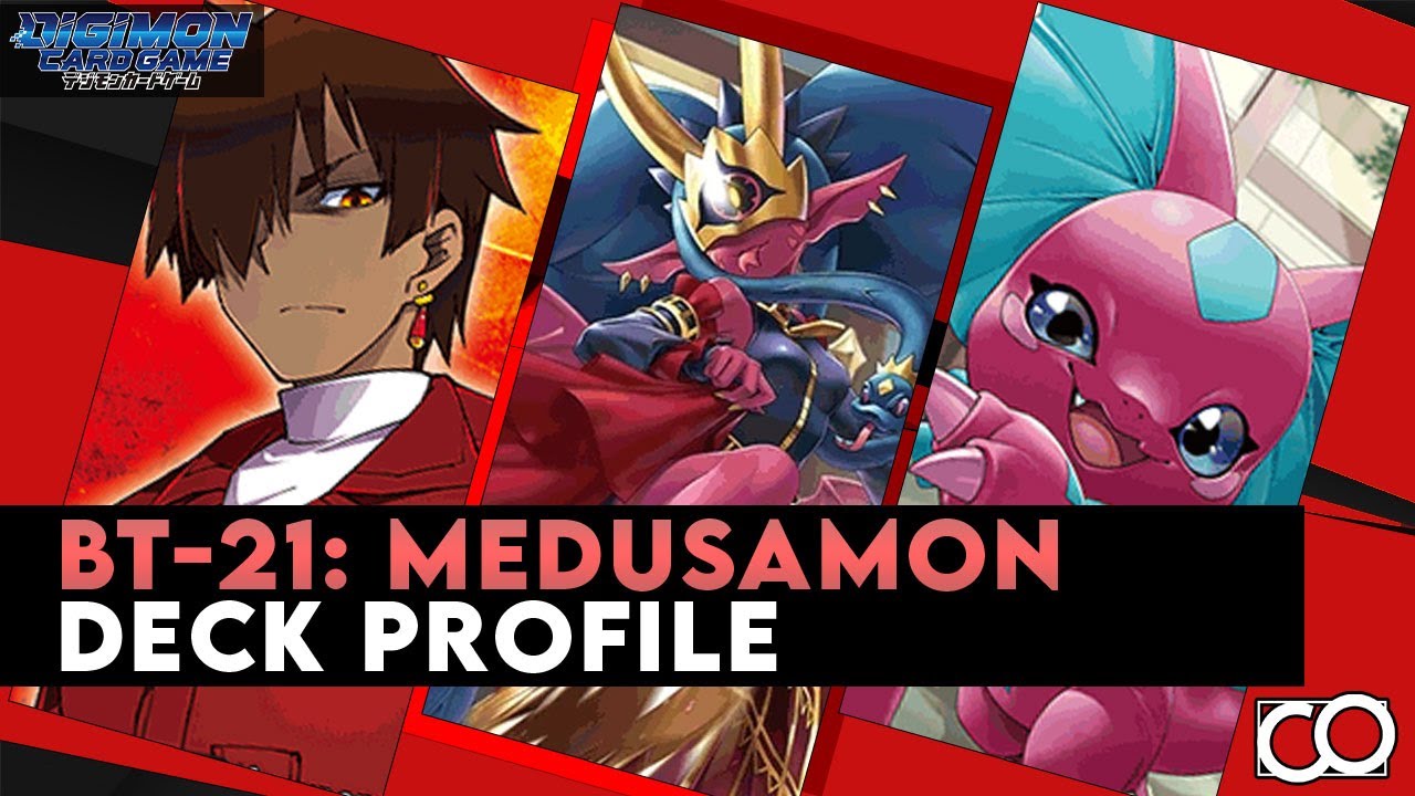 LOOK AWAY?! Medusamon is Here! Digimon Card Game Deck Profile - YouTube