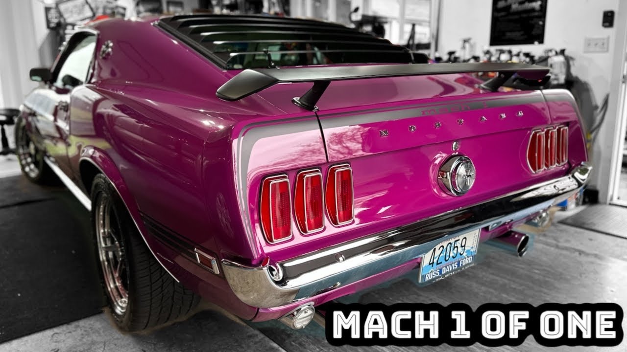 RARE 1 of 1 color MACH 1 Mustang 428 Cobra Jet 4-speed! This is the ...
