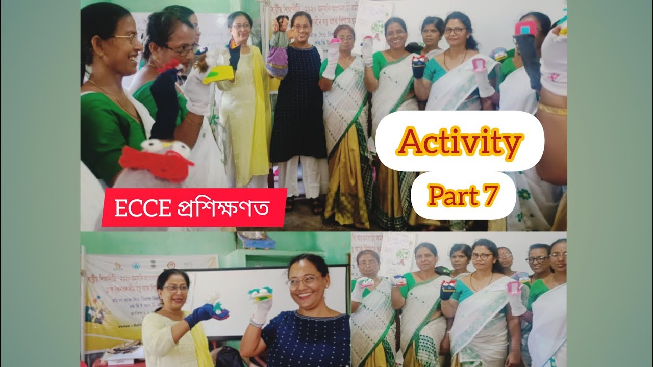 ECCE প্ৰশিক্ষণত Puppet বনোৱা শিকালে#puppet#activity#ecce# ...