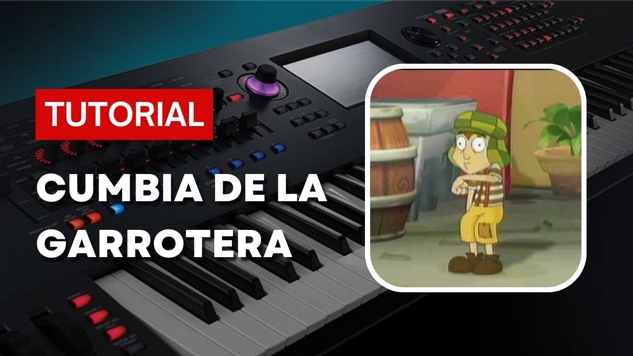 Cumbia de la Garrotera | Tutorial Teclado - YouTube