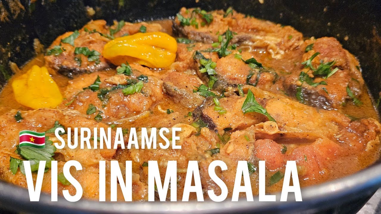 Vis in masla kerrie maken|Fish Curry recipe hot| - YouTube