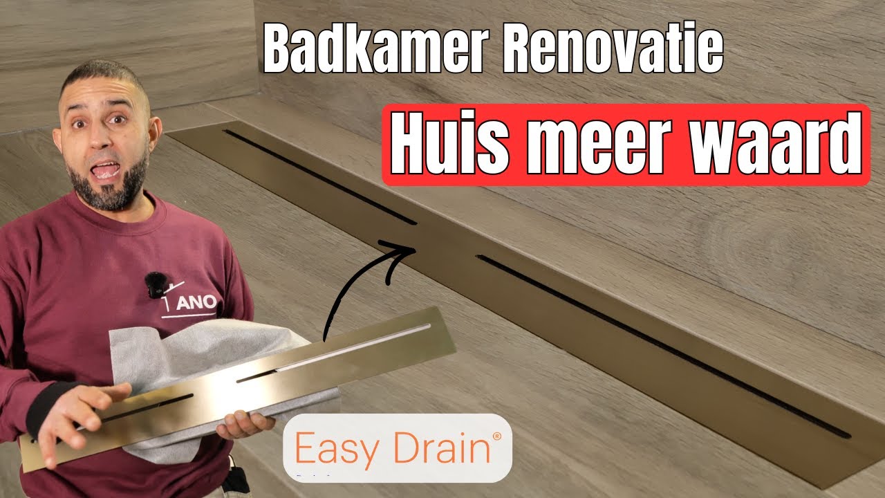 Zelf Luxe Badkamerrenovatie Maken met Easy Drain Pure Flow 💎 - YouTube