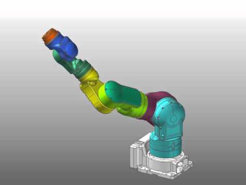 MBD for ANSYS Solutions - Robot Arm - YouTube