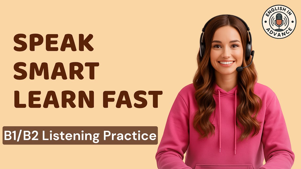 English Listening Practice | B1/B2 | Speak Smart Learn Fast | Improve ...