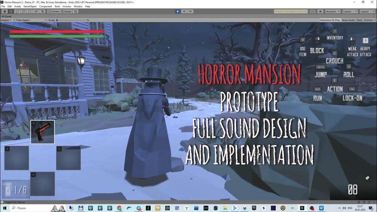 Sound Design for Horror Mansion (Unity+Wwise) - YouTube