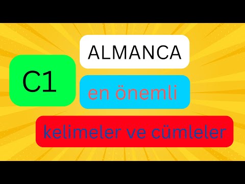 Almanca c1 kelime  listesi #almanca #goethezertifikat #telc #almancaogreniyorum #almancaogreniyorum