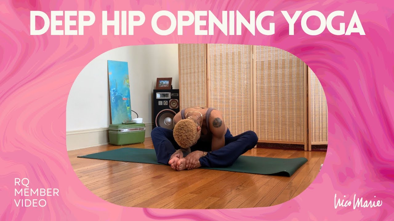 Deep Hip-Opening Yoga | 50 Minutes - YouTube