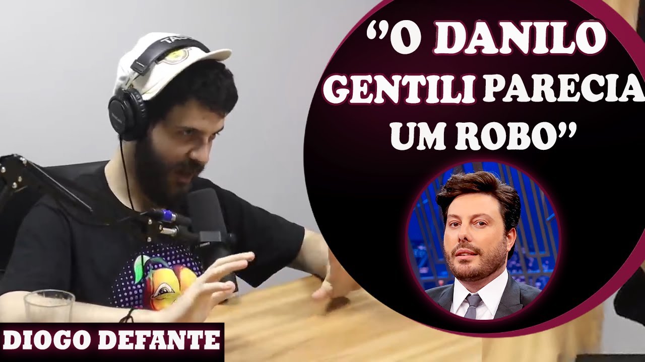 DIOGO DEFANTE CONTA SOBRE A ENTREVISTA COM DANILO GENTILI - YouTube