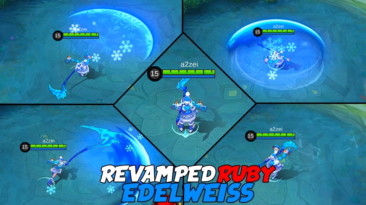 New Revamped Ruby Edelweiss Skill Effects and Animation MLBB - YouTube