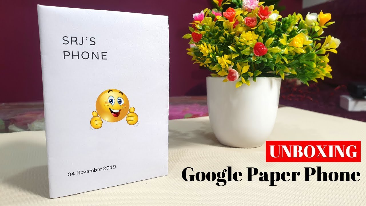 Google's Paper Phone Unboxing 🔥 वाक़ई एक अजूबा 😱 All Features in a ...