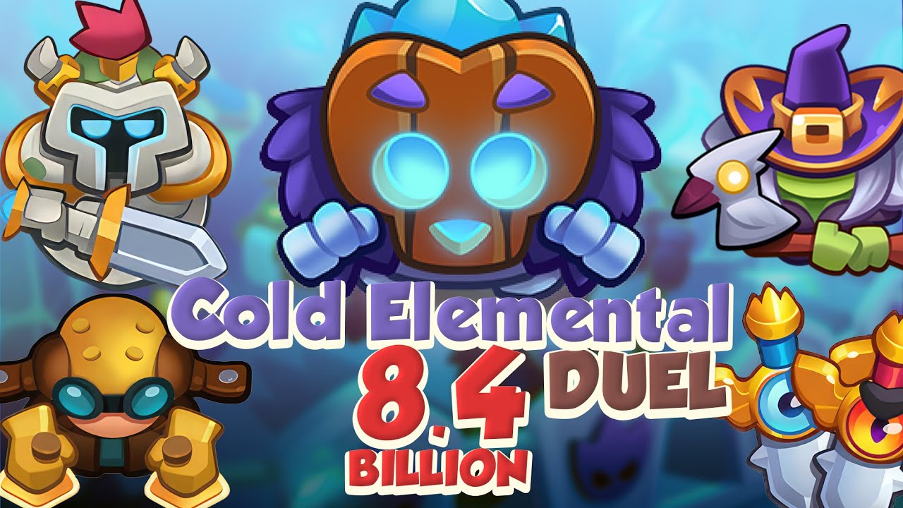 COLD Elemental DUEL is CRAZY = 8.4 Billion | Which do you like? Rush ...