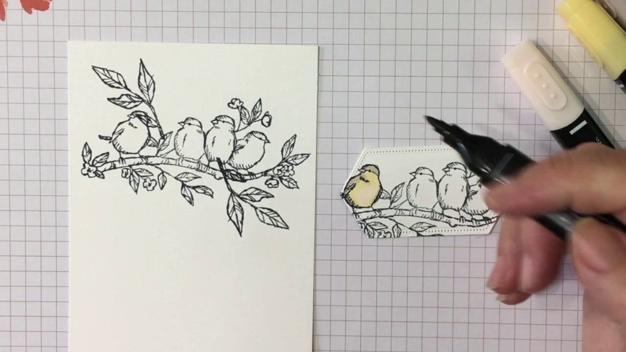 Simple Coloring Tips for Cards - YouTube