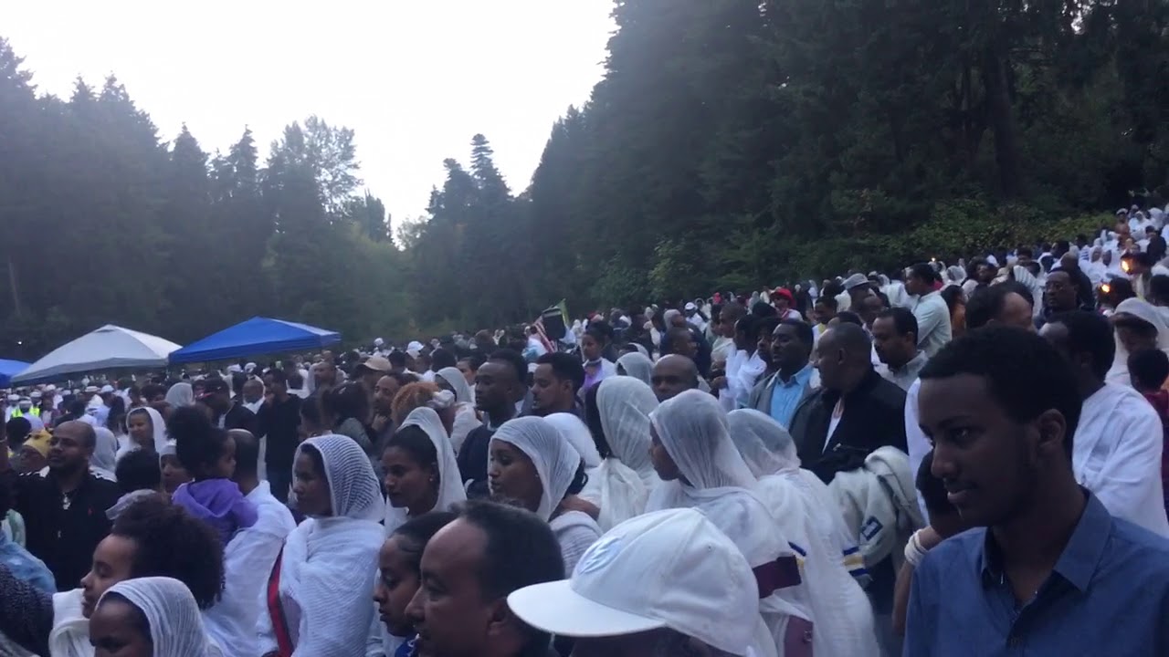 Ethiopians celebrate Meskel Demera in Seattle 2018 part 2 - YouTube