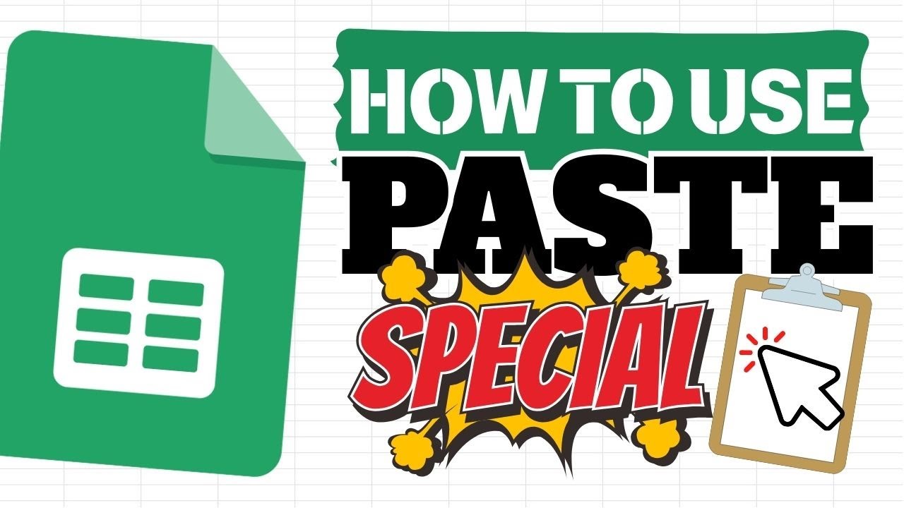 How to Use the Paste Special in Google Sheets (Paste as Plain Text ...