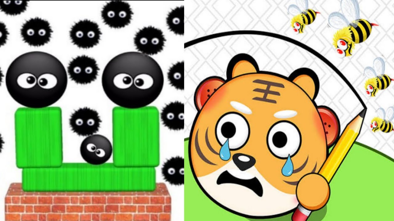 Hide Ball Brain Vs Save The Doge Game Challenge Max Level Merge ...