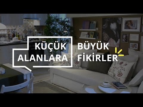 KÜÇÜK ALANLARA BÜYÜK FİKİRLER – 35 m² EV