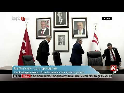 Berlin dönüşü Cumhurbaşkanı Akıncı basın açıklaması - 26 Kasım 2019