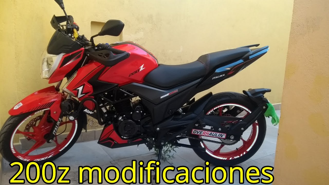 ITALIKA 200Z modificada o ideas para tunear tu moto, - YouTube