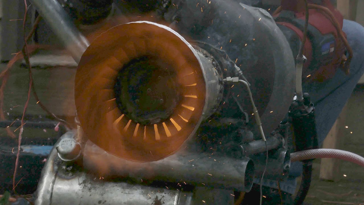 Home-built Gas Turbine Turbojet Engine - 5th Documentary - YouTube