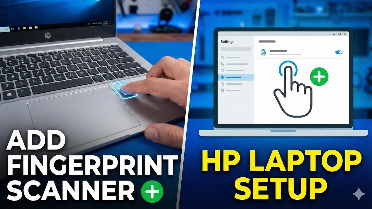 How to Add Fingerprint on HP Laptop | Set Up Biometric Login (Windows ...