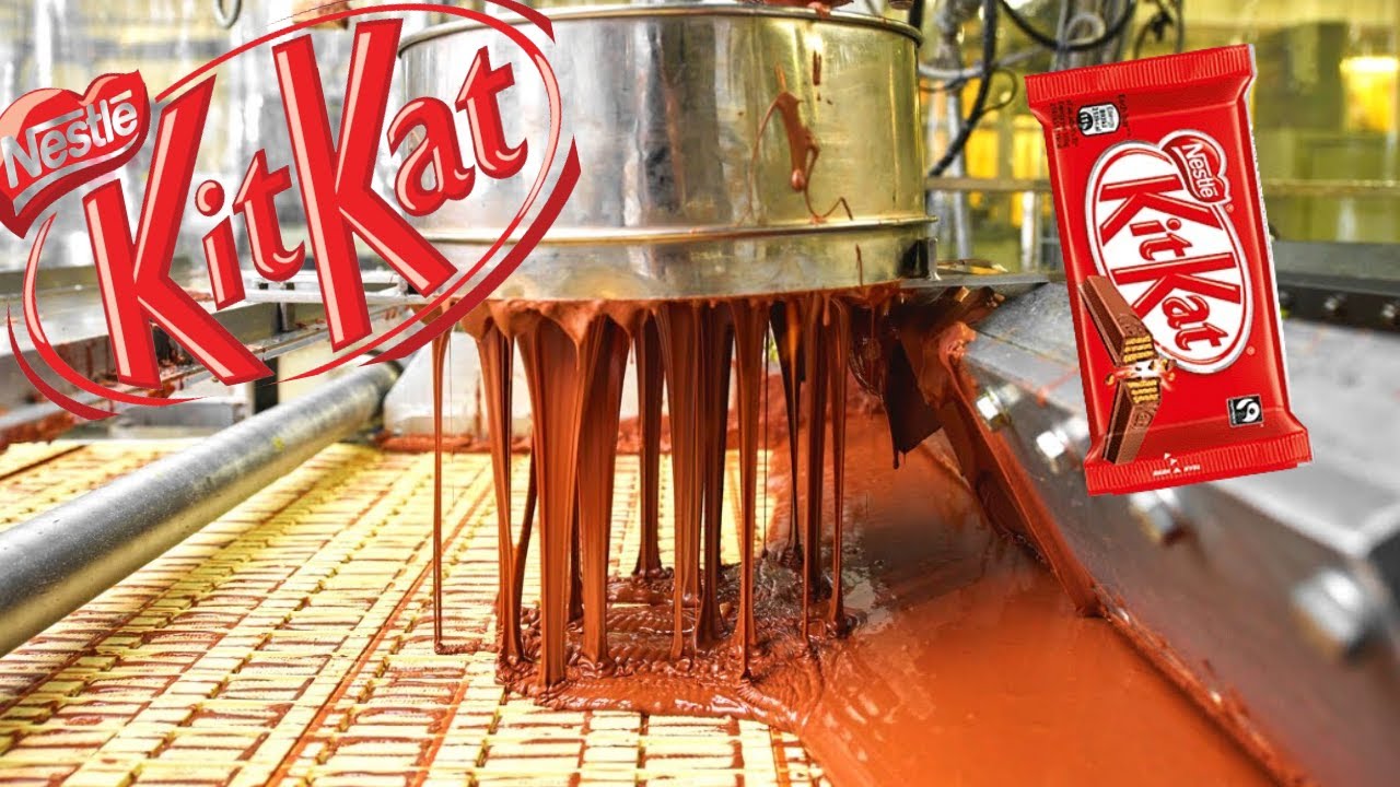 How Kit Kat Are Made in Factory! - YouTube