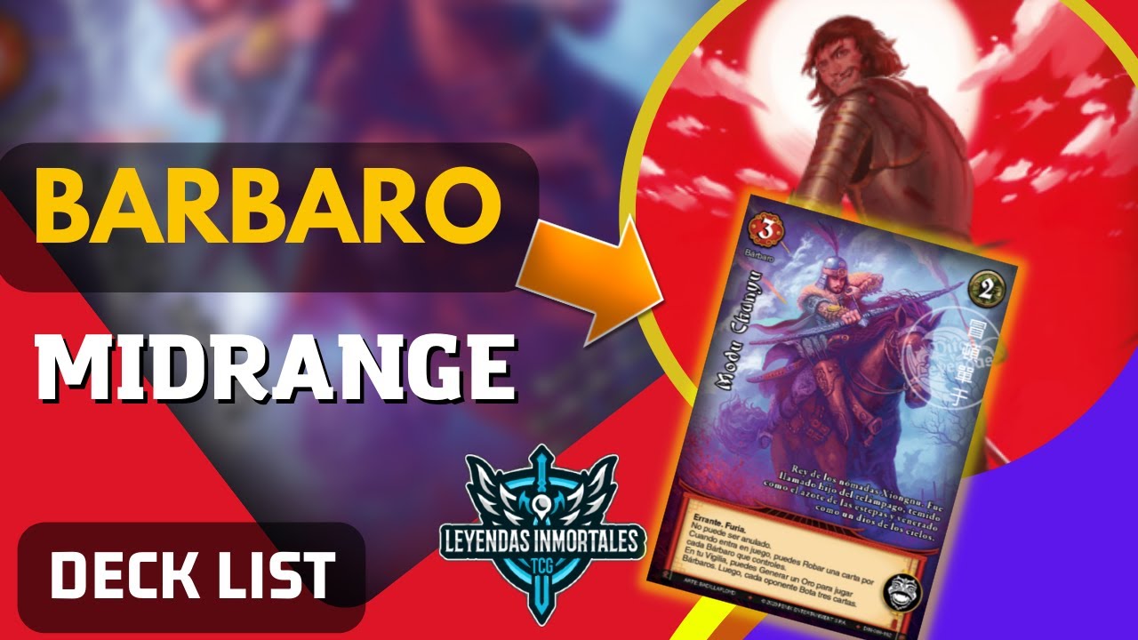 Mazo Barbaro Mitos y Leyendas Deck List MYL - YouTube