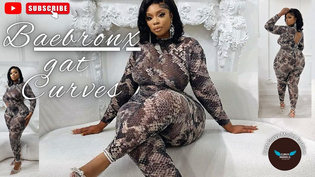 Stunning Curvy Outfits by Baebronx 🍑🍑 || Best Curvy Model Fashion 🍑 - YouTube