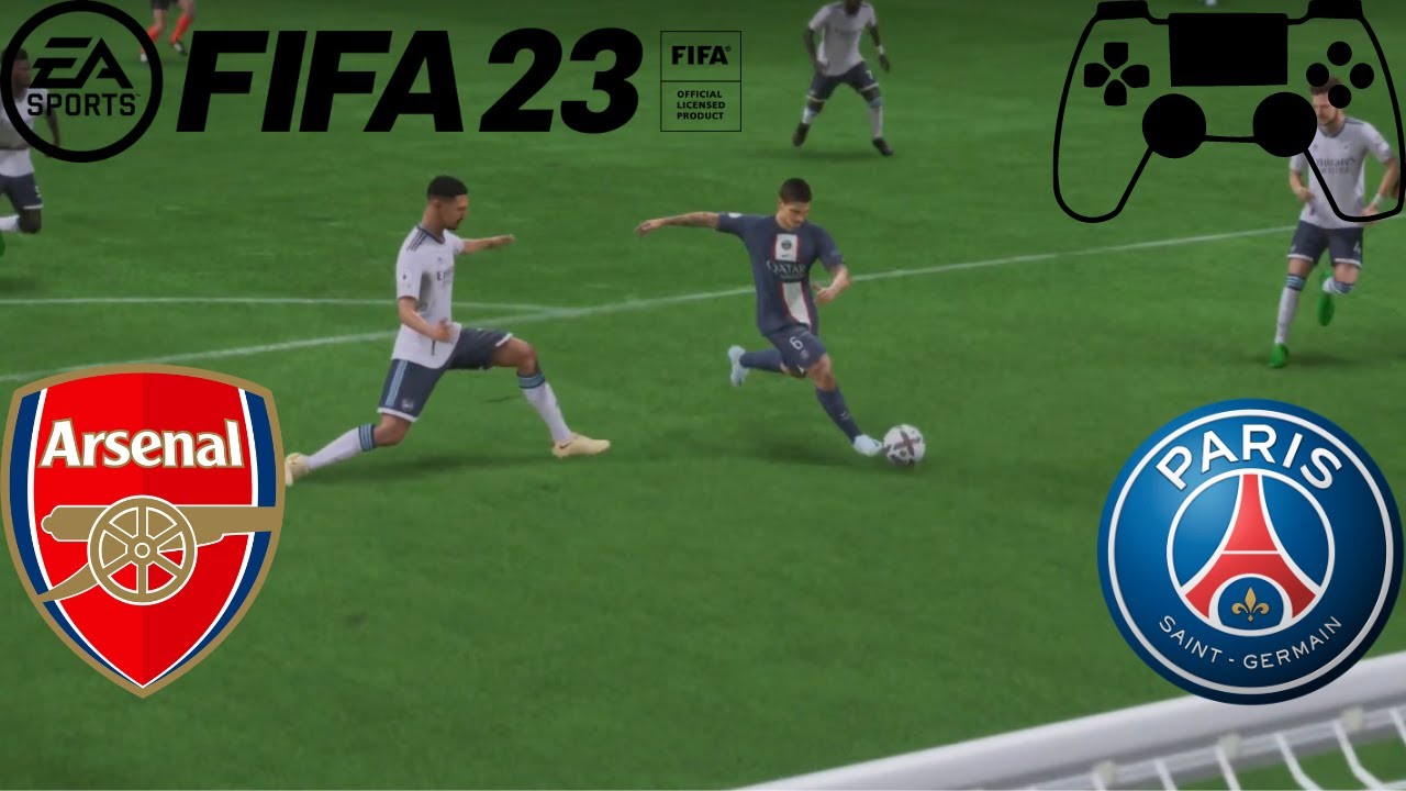 ARS vs PSG | Controller Game play | Match FIRST HALF | FIFA 23 - - YouTube