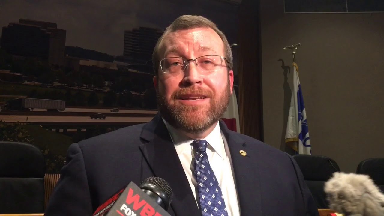 City Administrator Alan Rice after Monday’s city council meeting in ...